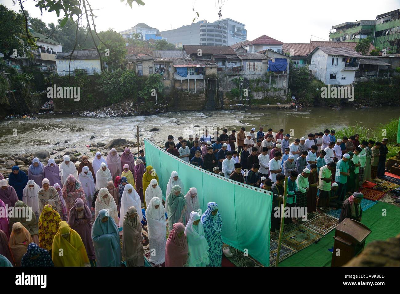 March 31, 2025, Bogor, West Java, Indonesia: Indonesia Muslims attend ...
