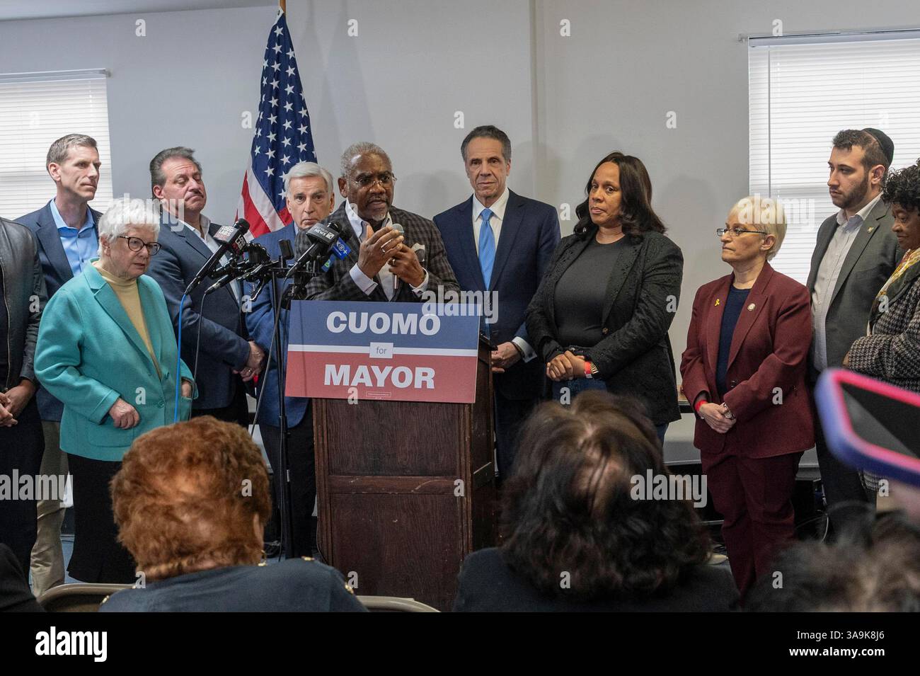 March 30, 2025, New York, New York, USA: Chairman of Queens Democratic ...