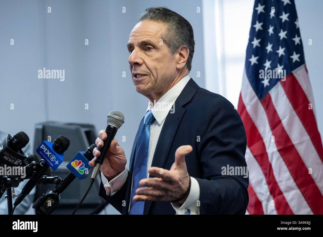 March 30, 2025, New York, New York, USA: Former Governor and candidate ...