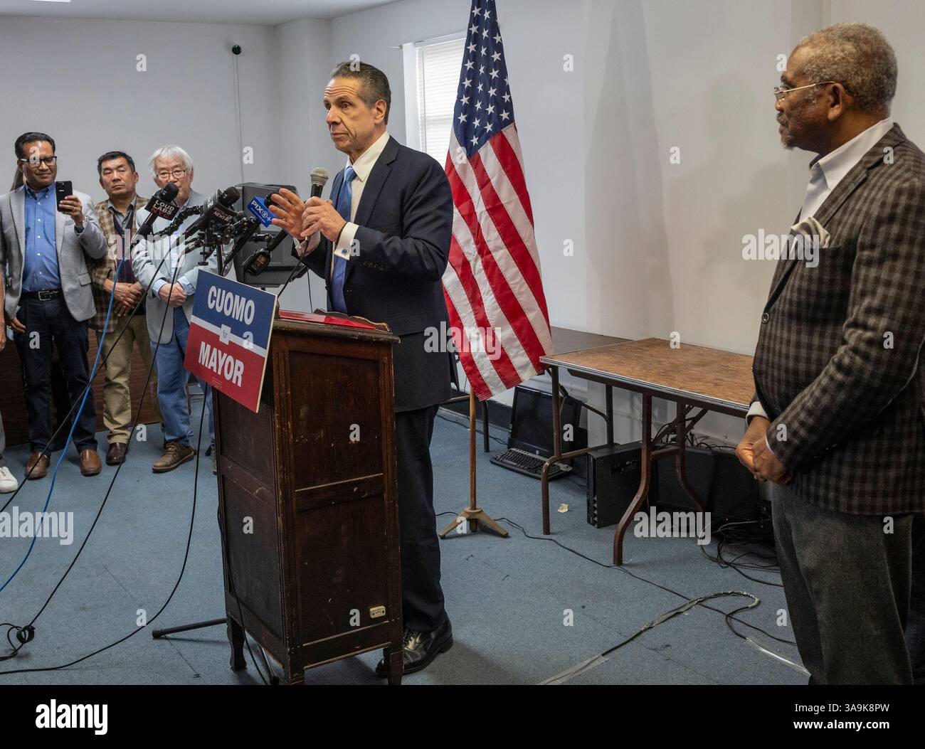 Former Governor and candidate to run for the city mayor Andrew Cuomo ...