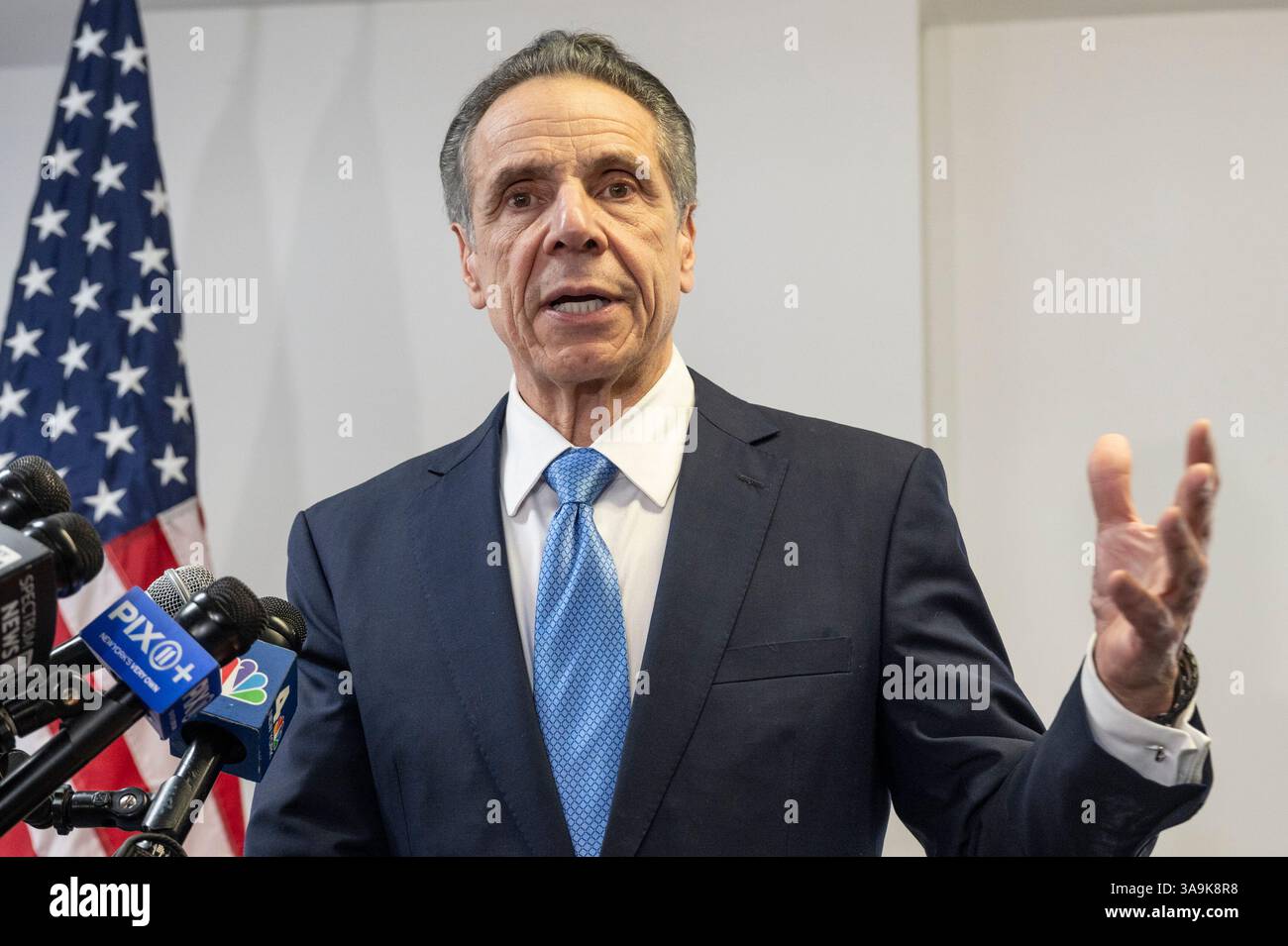 Former Governor and candidate to run for the city mayor Andrew Cuomo ...