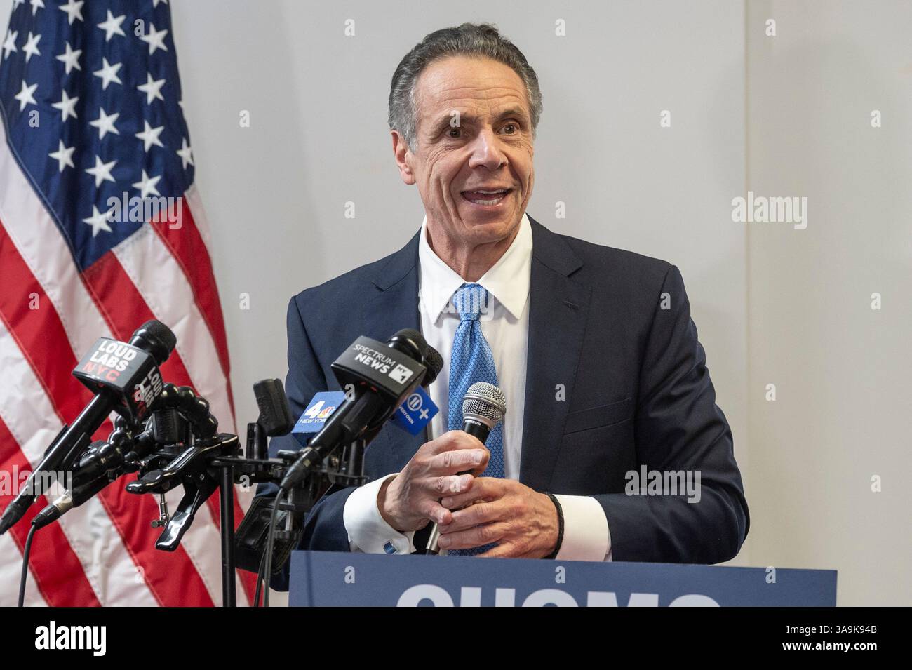 Former Governor and candidate to run for the city mayor Andrew Cuomo ...