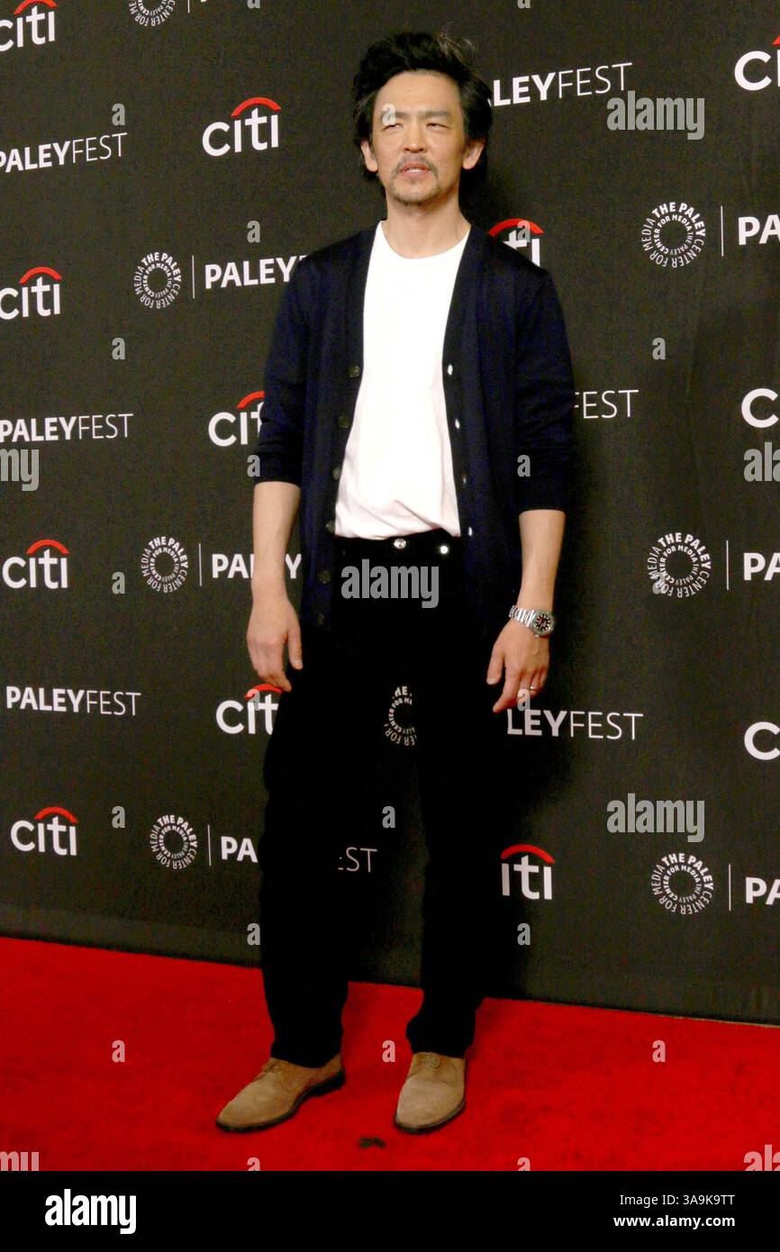 Ca. 29th Mar, 2025. John Cho at arrivals for POKER FACE at PaleyFest LA ...