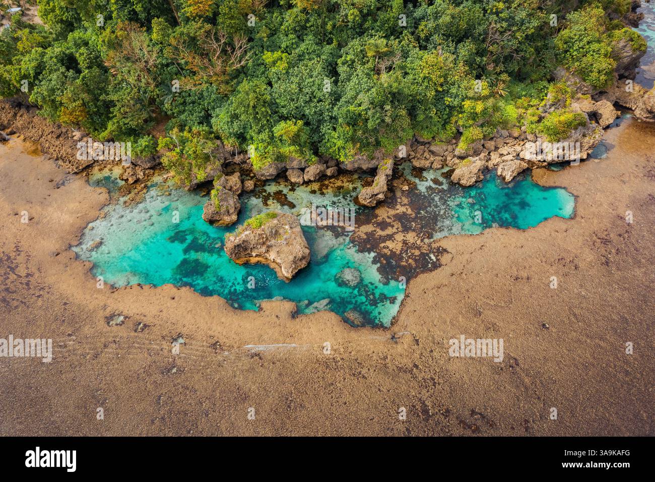Breathtaking Aerial View of Sohoton Cove – A Hidden Paradise of Lush ...
