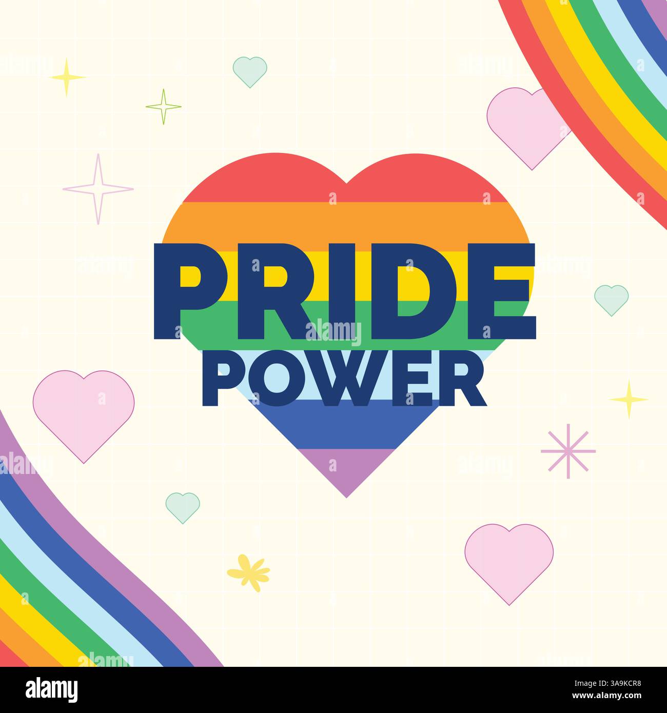Celebrate Pride Power with This Vibrant Heart, vector illustration ...