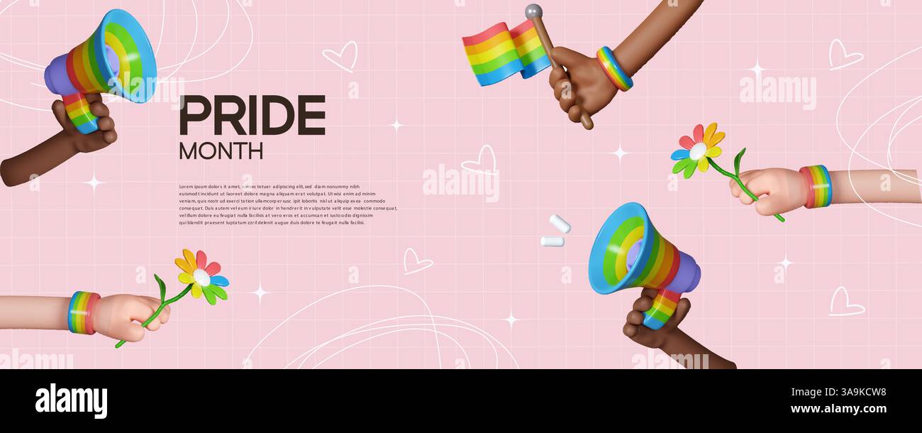 All inclusive flags Stock Vector Images - Alamy