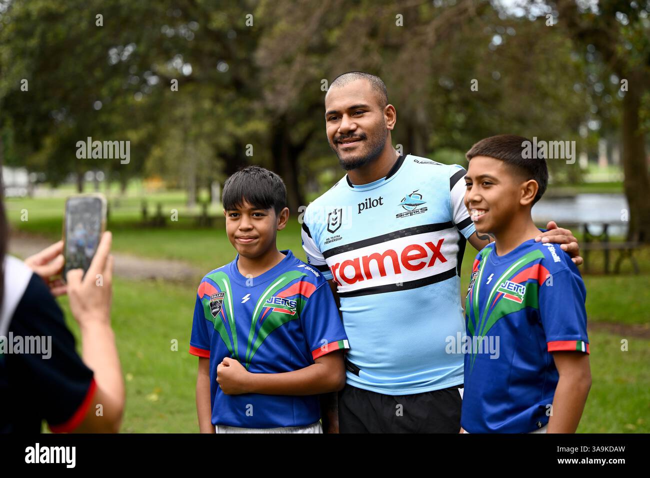 Sydney, Australia. 31st Mar, 2025. Players Sione Katoa, of the Cronulla ...