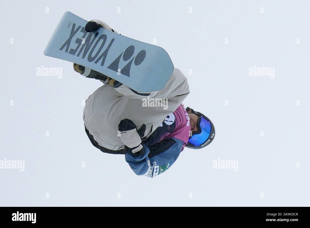 Japan's Ruka Hirano competes in the men's halfpipe final at the ...