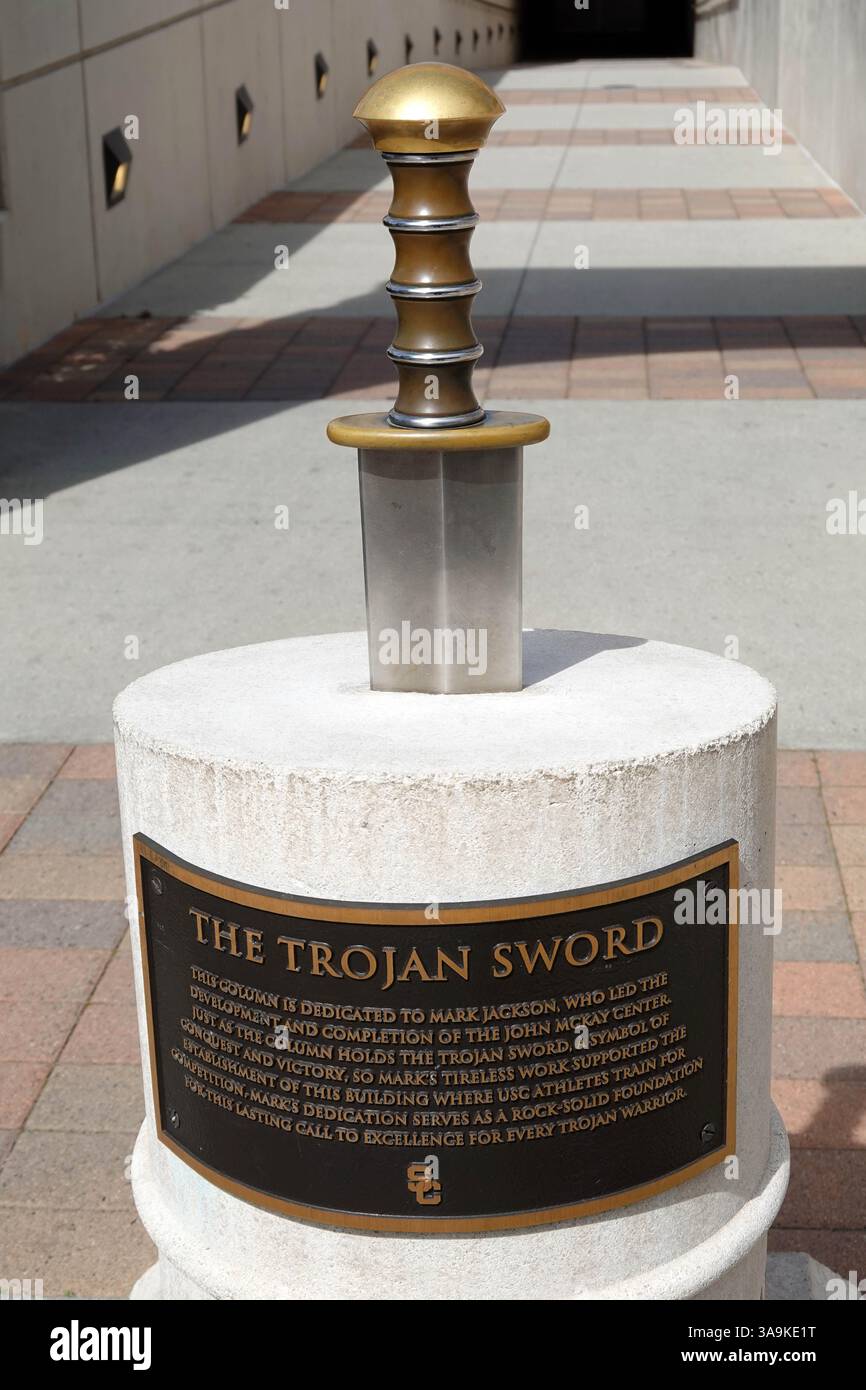The Trojan Sword sculpture at the John McKay Center at the University ...