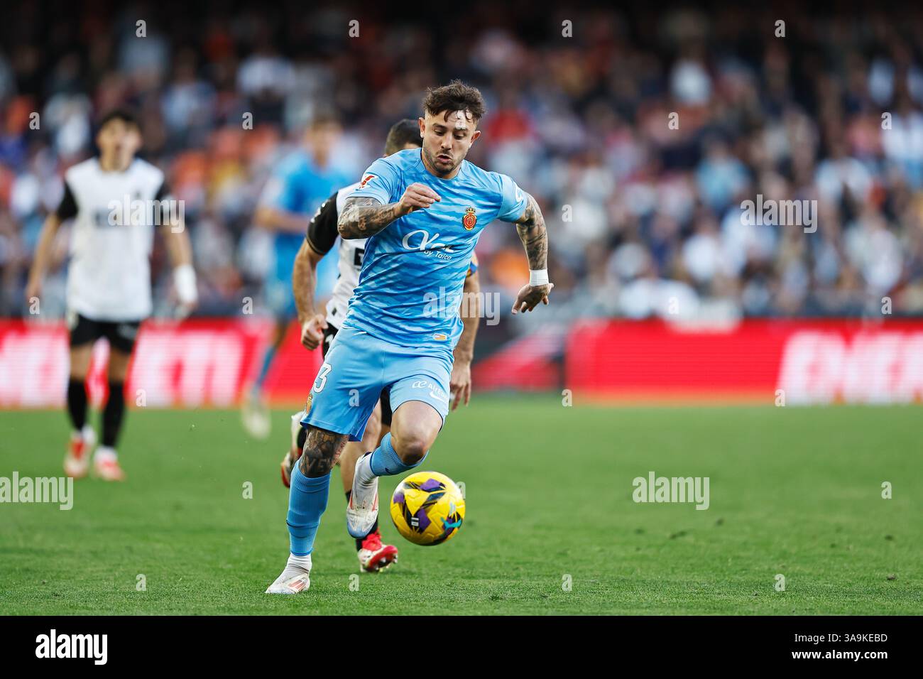 Valencia, Spain. 30th Mar, 2025. Pablo Maffeo (Mallorca) Football ...