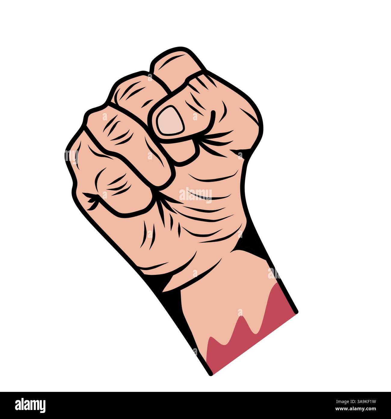 Art illustration social movement Cut Out Stock Images & Pictures - Alamy