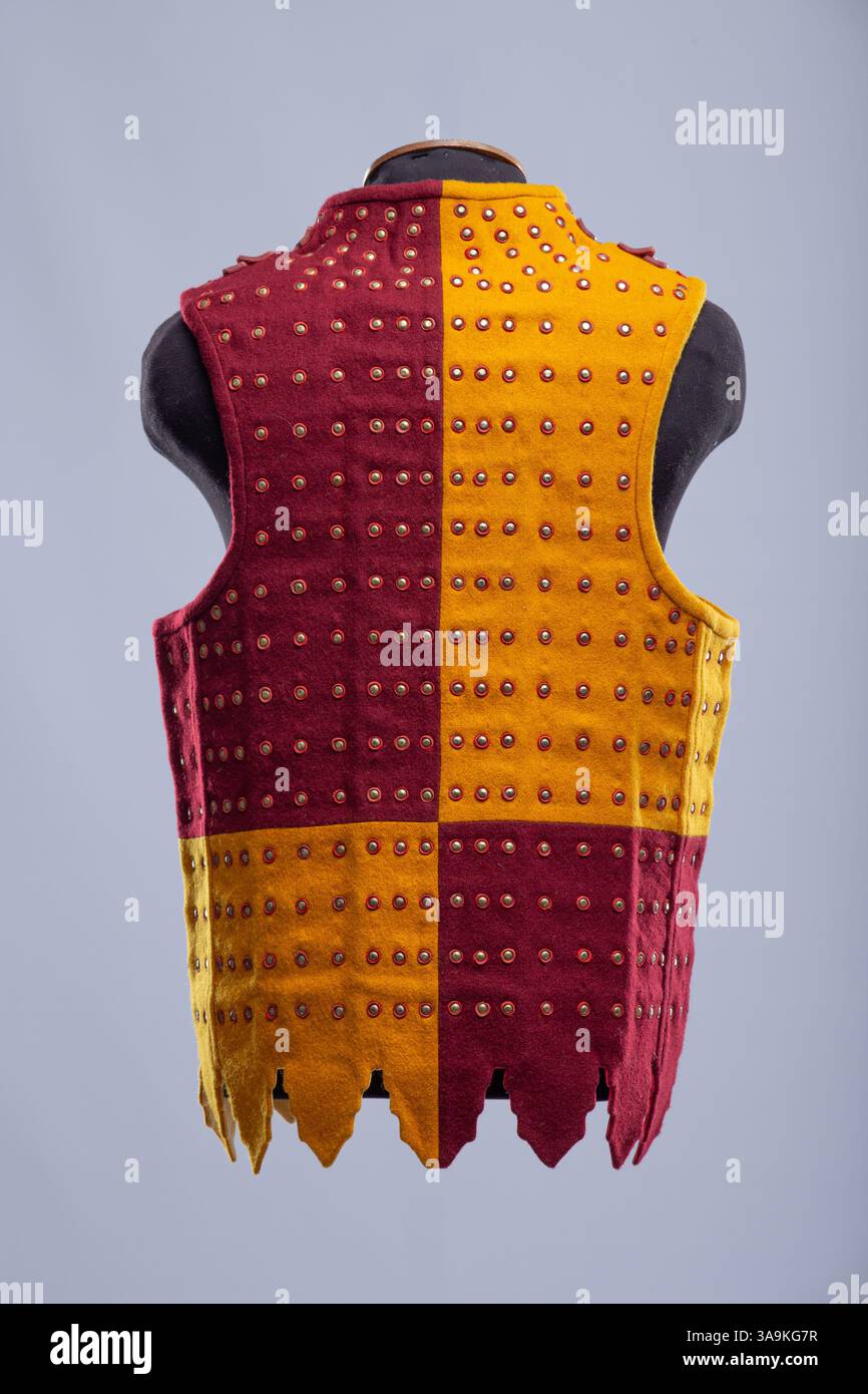 Back View of a Medieval Brigandine Body Armor Stock Photo - Alamy