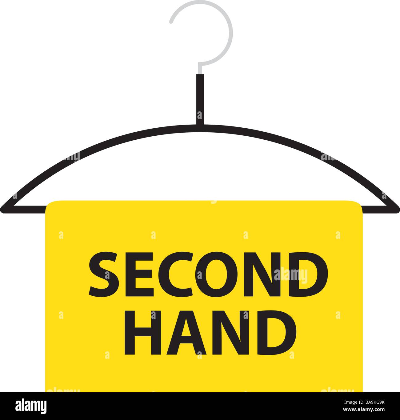 Second hand shop. Template for logo. Vector stock illustration Stock ...
