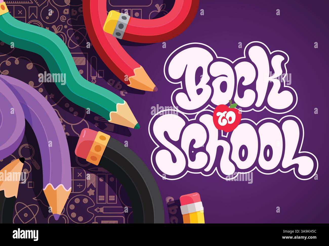 Back to school background clipart design. Back to school text clip art ...