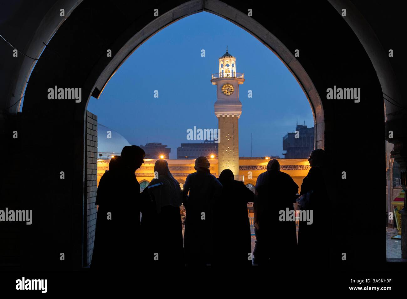 Muslims pray on the first day of Eid al-Fitr prayers at the Abdul-Qadir ...