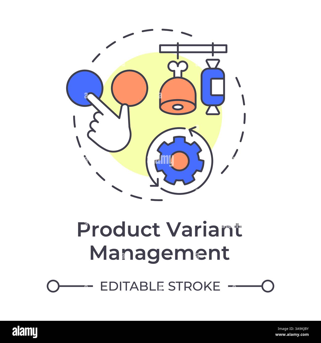 Product variant management multi color concept icon Stock Vector Image & Art - Alamy
