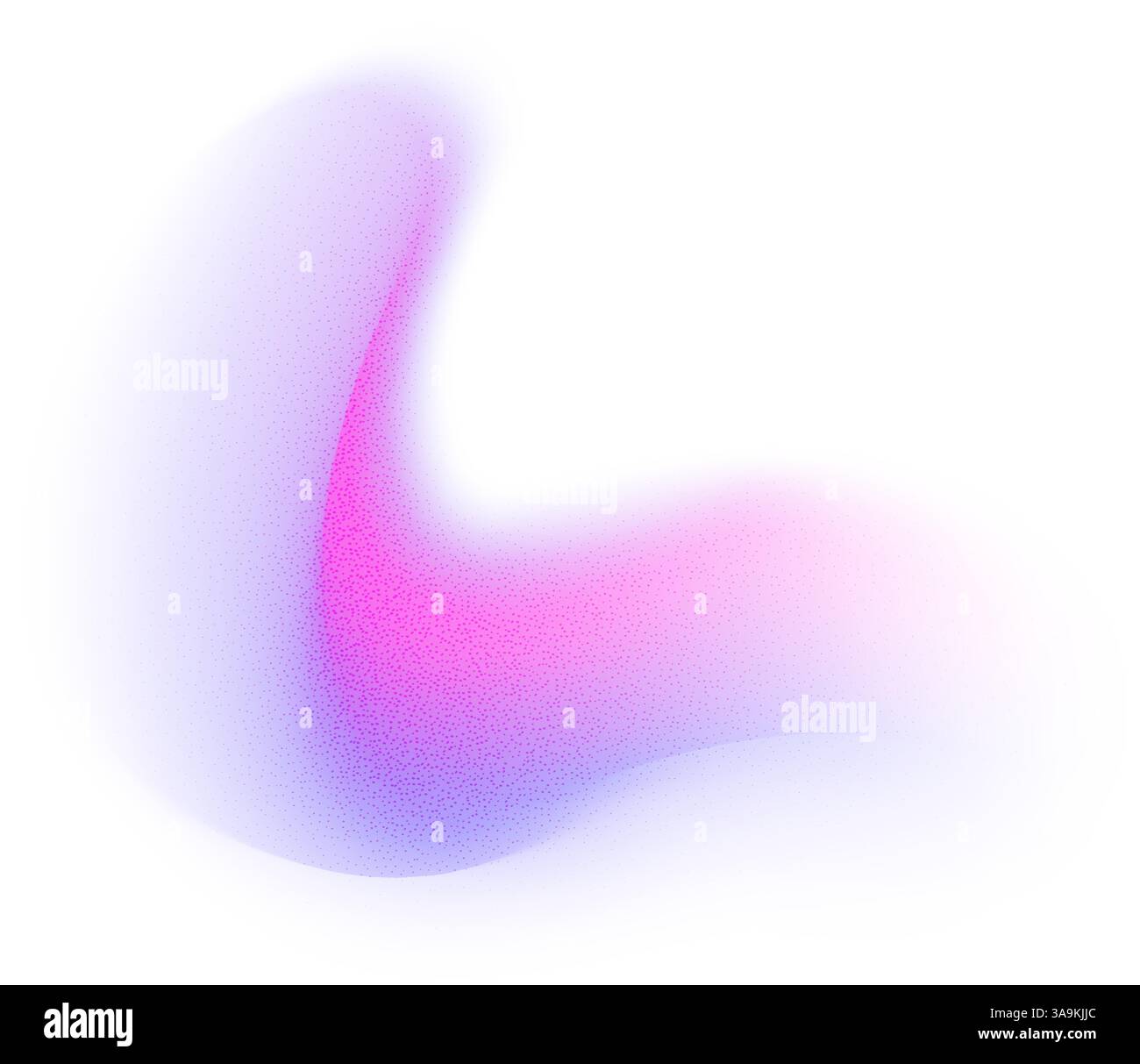 Abstract gradient shape with noise, purple and pink blurred grainy ...