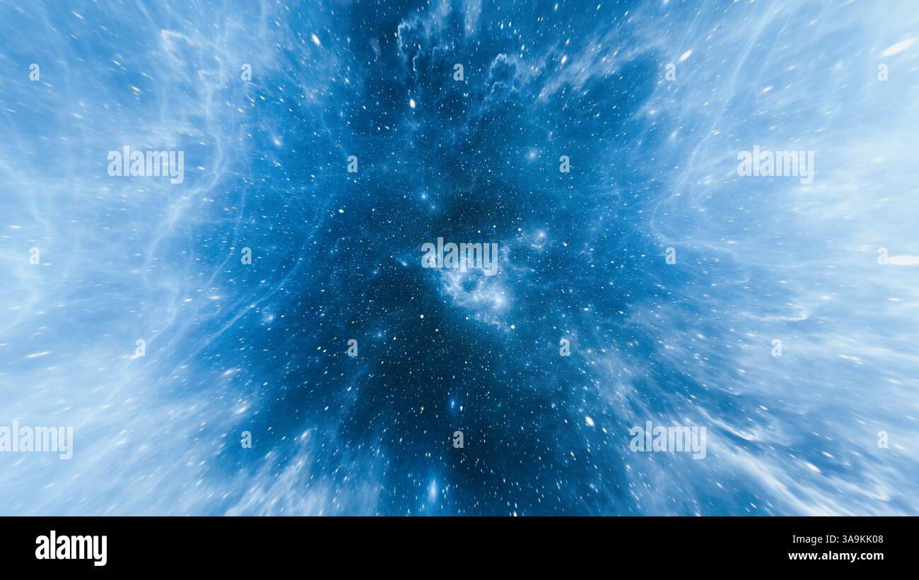 Deep blue cosmic visuals universe hi-res stock photography and images ...