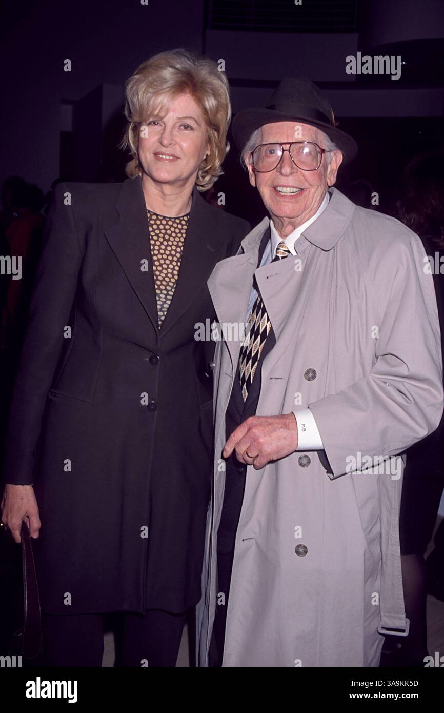 Mar 02, 1998; Beverly Hills, CA, USA; Actor MILTON BERLE and his wife ...