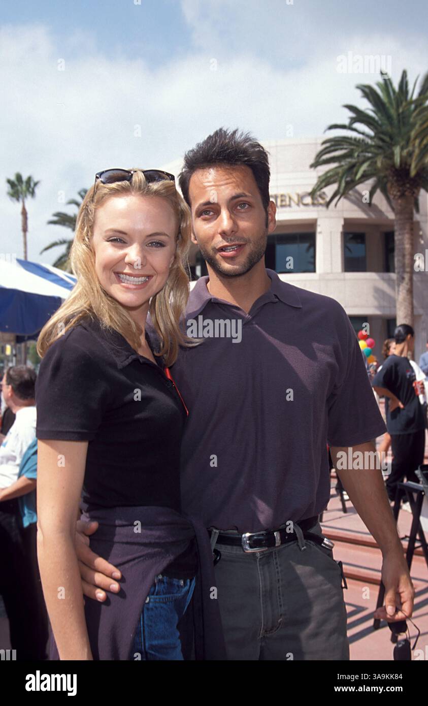 Oct 03, 1998; North Hollywood, CA, USA; Actress SARAH ALDRICH and date ...