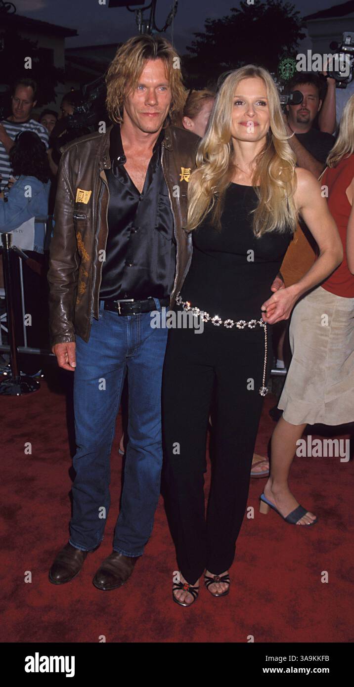 Aug 02, 2000; Westwood, CA, USA; Actor KEVIN BACON and wife KYRA ...