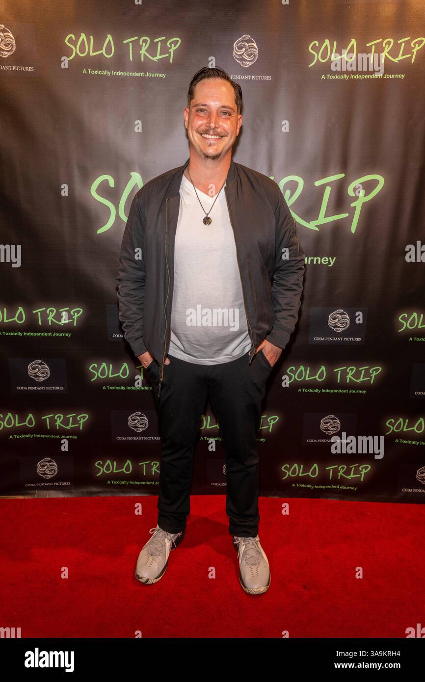 Actor Bryan Jackson attends Los Angeles Premiere of Film 'Solo Trip' at ...