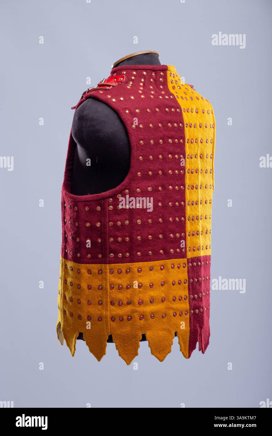 Back View of a Medieval Brigandine Body Armor Stock Photo - Alamy