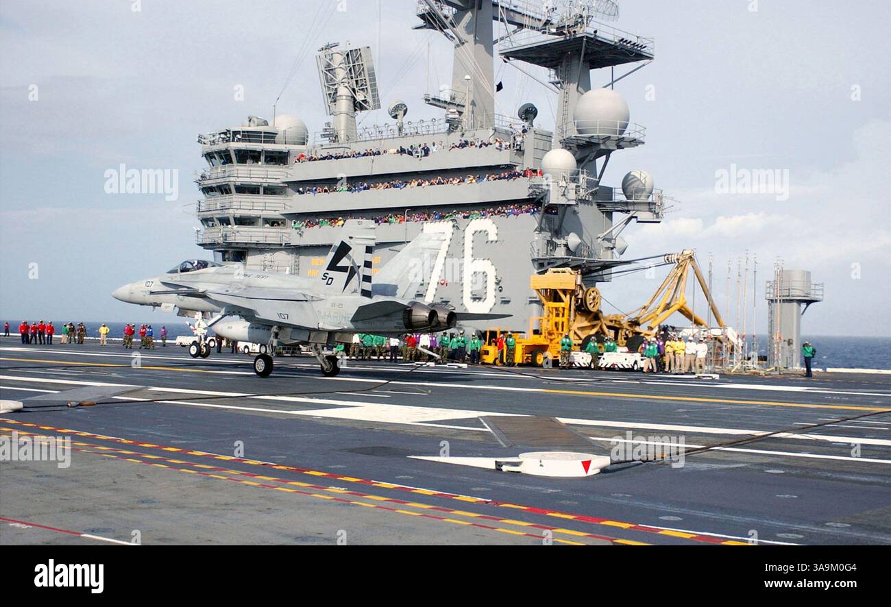 An F/A-18 Hornet from the ''Salty Dogs'' of Air Test and Evaluation ...