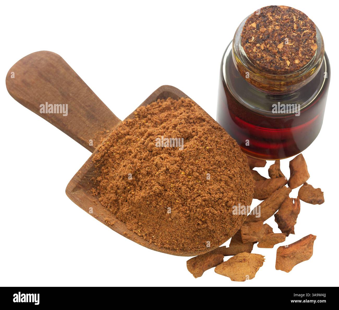 Alpinia galanga or Aromatic ginger with extract oil in a jar Stock ...