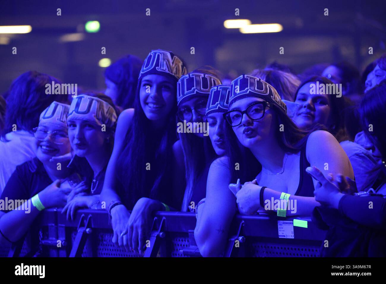 Colombian singer Maluma on stage at Unipol Arena, Casalecchio di Reno ...