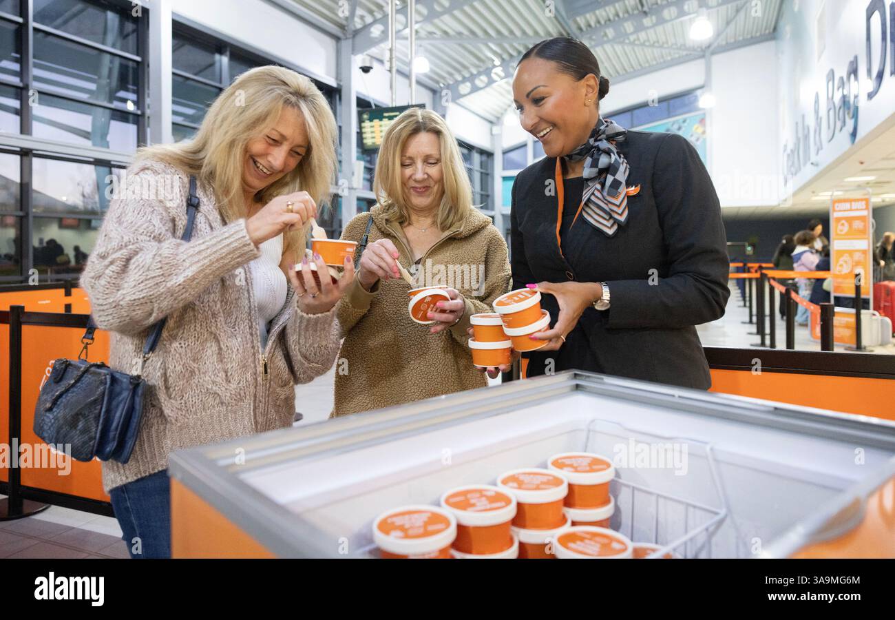 EDITORIAL USE ONLY (left to right) Julie Newson and Sarah Keane with ...