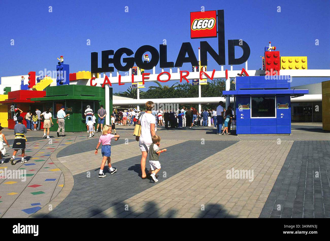 Mar 29, 2007; Carlsbad, CA, USA; Miniland Las Vegas at LEGOLAND theme ...