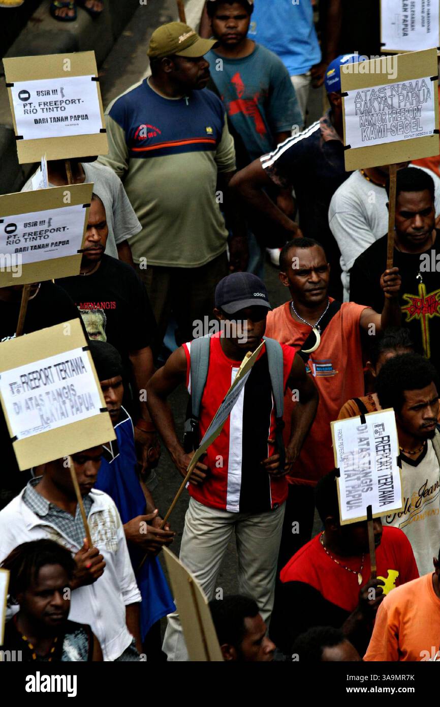 Feb 27, 2006; Jakarta, INDONESIA; On Feb. 23, 2006, several Papua ...