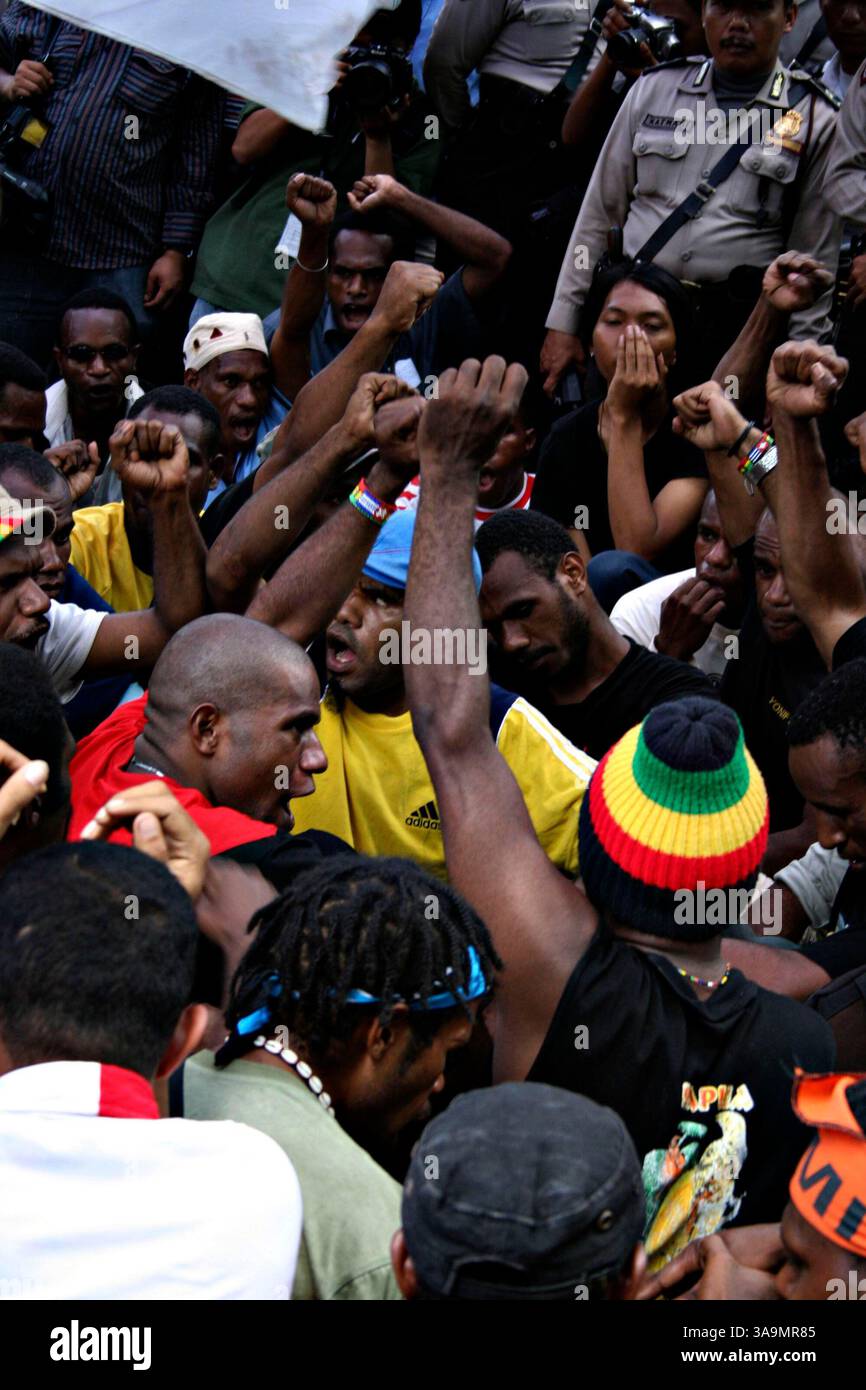 Feb 27, 2006; Jakarta, INDONESIA; On Feb. 23, 2006, several Papua ...