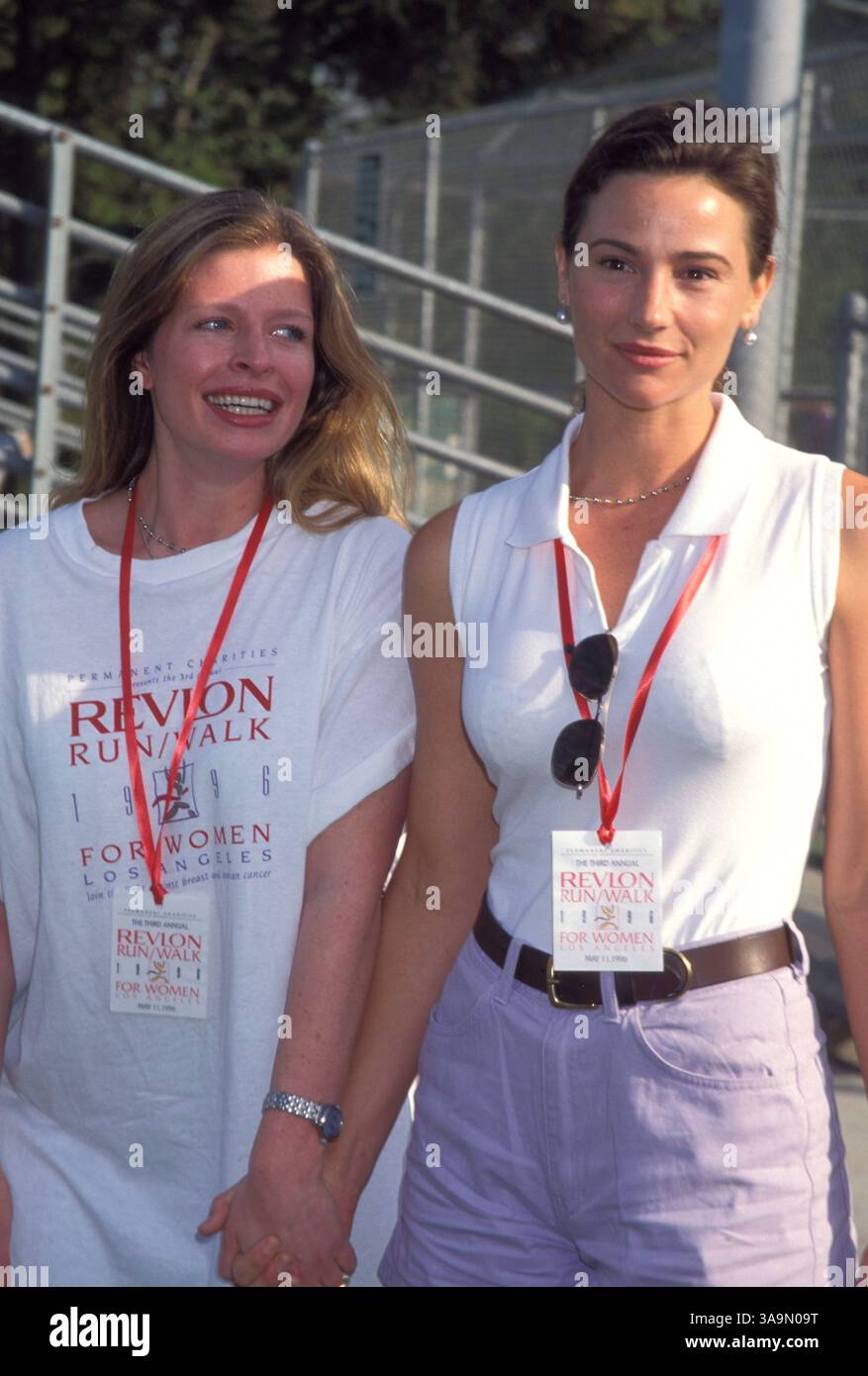 May 11, 1996; Los Angeles, CA, USA; Wife and Daughter of actor Pierce ...