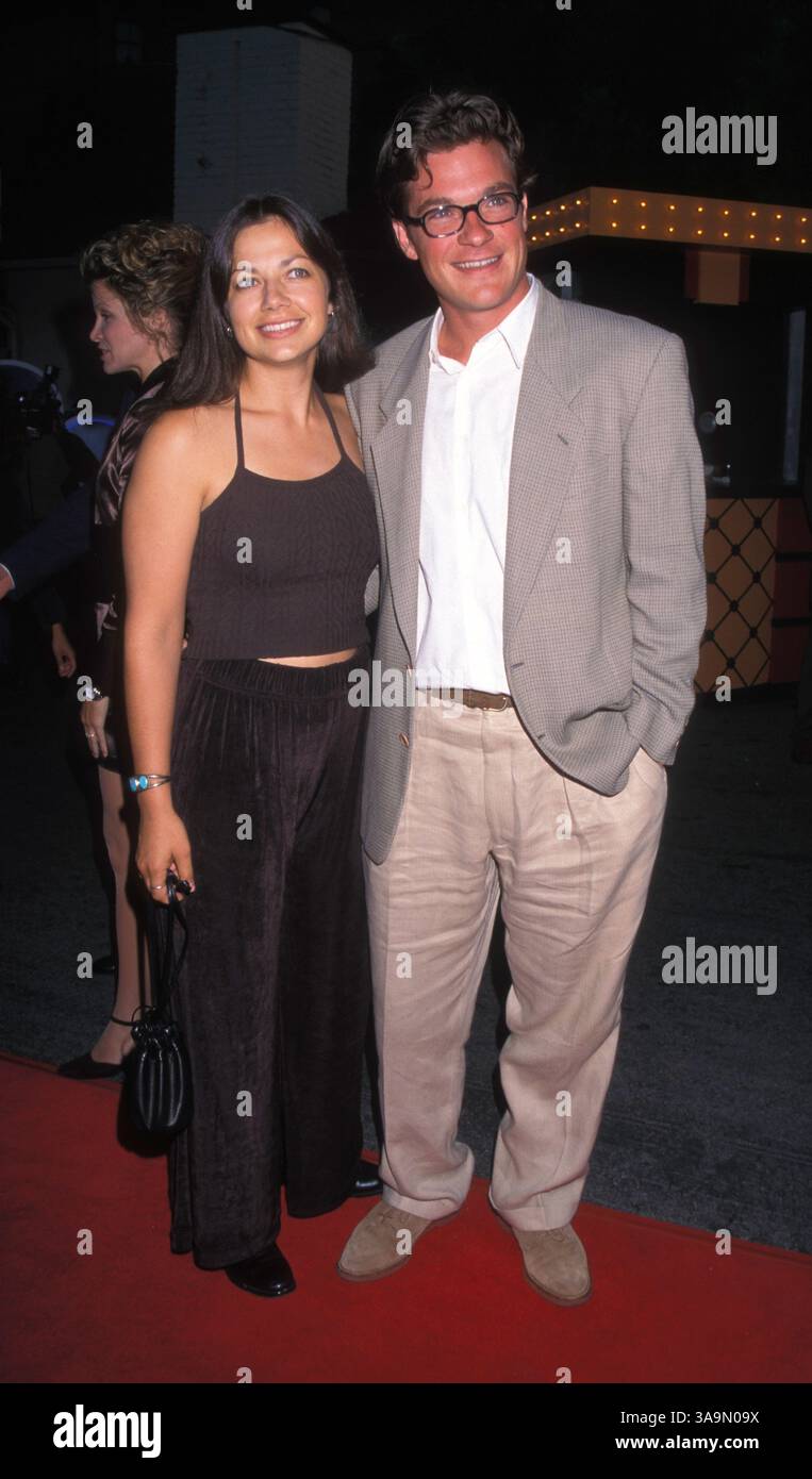 Jul 16, 1996; Pasadena, CA, USA; Actor JASON BATEMAN and sister actress ...