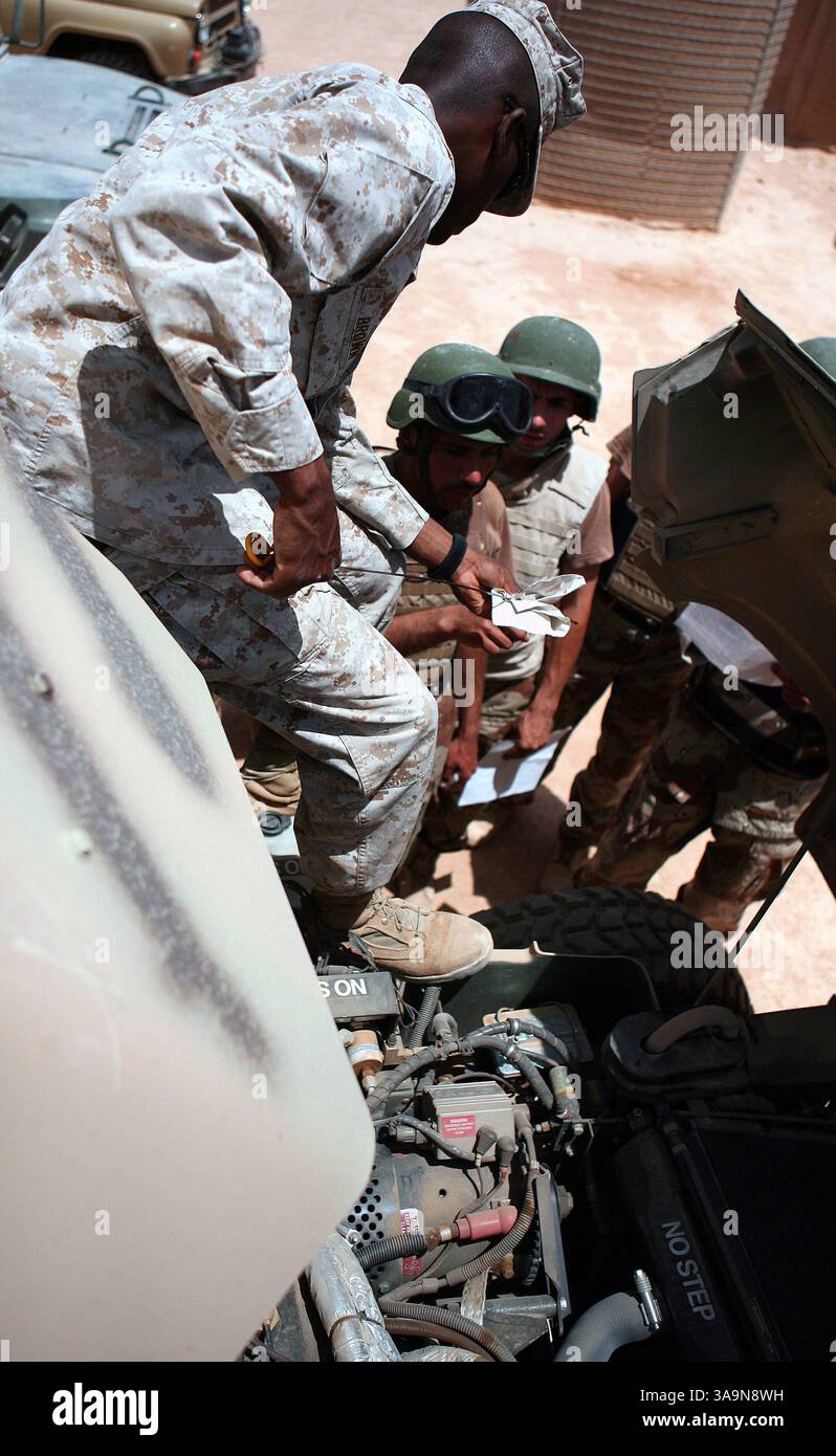 Jun 17, 2006; Camp Al Qa'im, Al Anbar, IRAQ; The Iraqi Army's 3rd ...