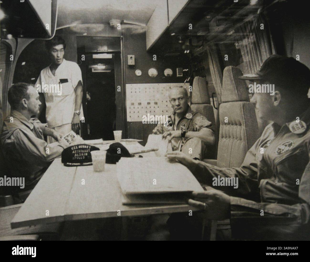 Jul 24, 1969; Pacific Ocean, USA; (File Photo: July 24, 1969) Apollo 11 ...