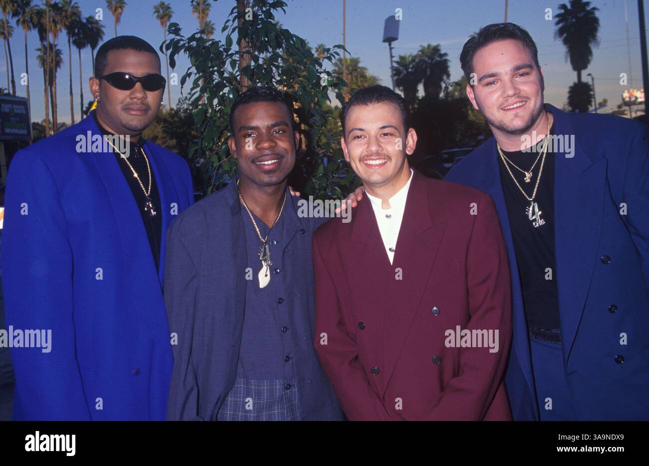 Mar 06, 1996; Los Angeles, CA, USA; ALL 4 ONE at the Blockbuster ...
