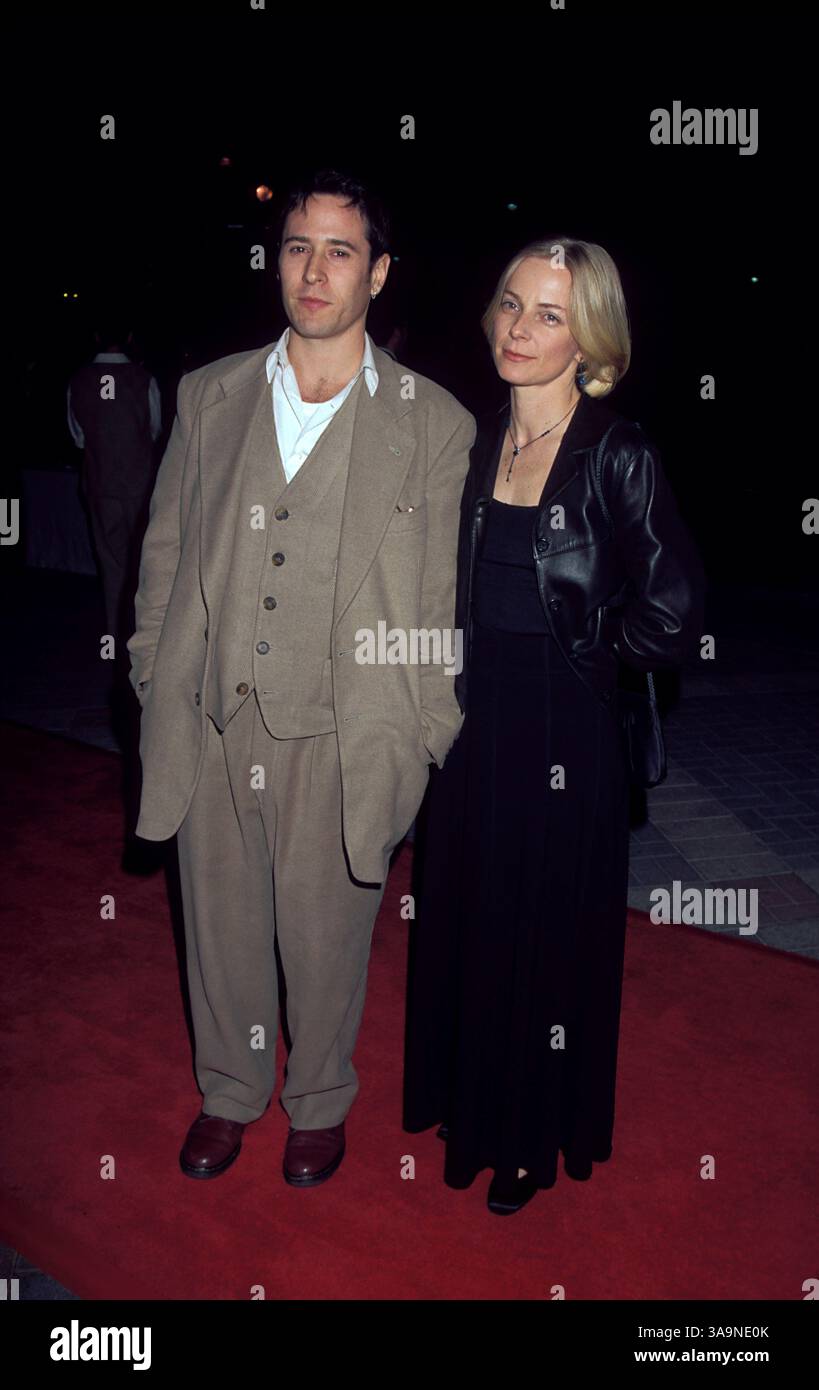 Dec 06, 1996; Los Angeles, CA, USA; Actor ROB MORROW and actress DEBBON ...