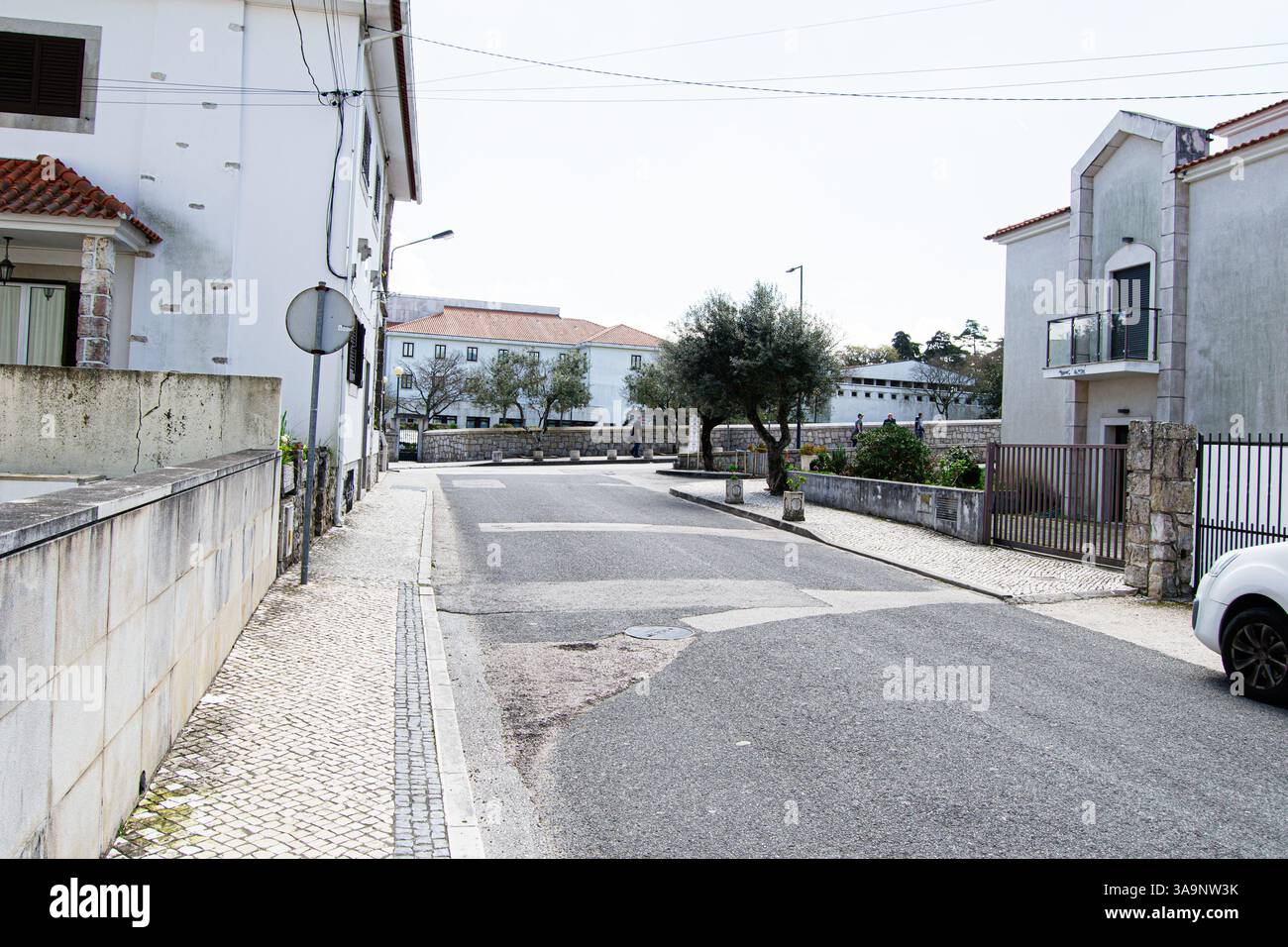 Fatima, Portugal - March 26, 2025: A serene residential street in ...