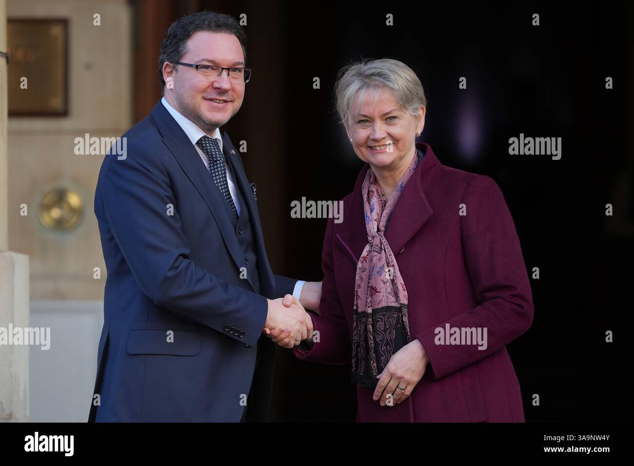 Home Secretary Yvette Cooper welcomes Bulgaria's Minister of Interior ...