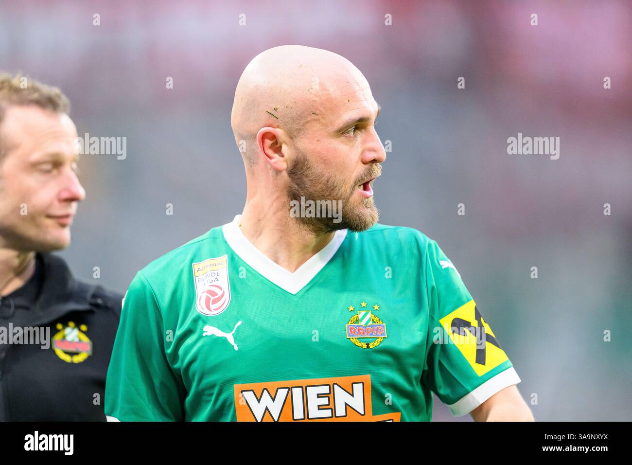 ABD0187 20250330 - WIEN - ÖSTERREICH: Lukas Grgic (SK Rapid) im Rahmen ...