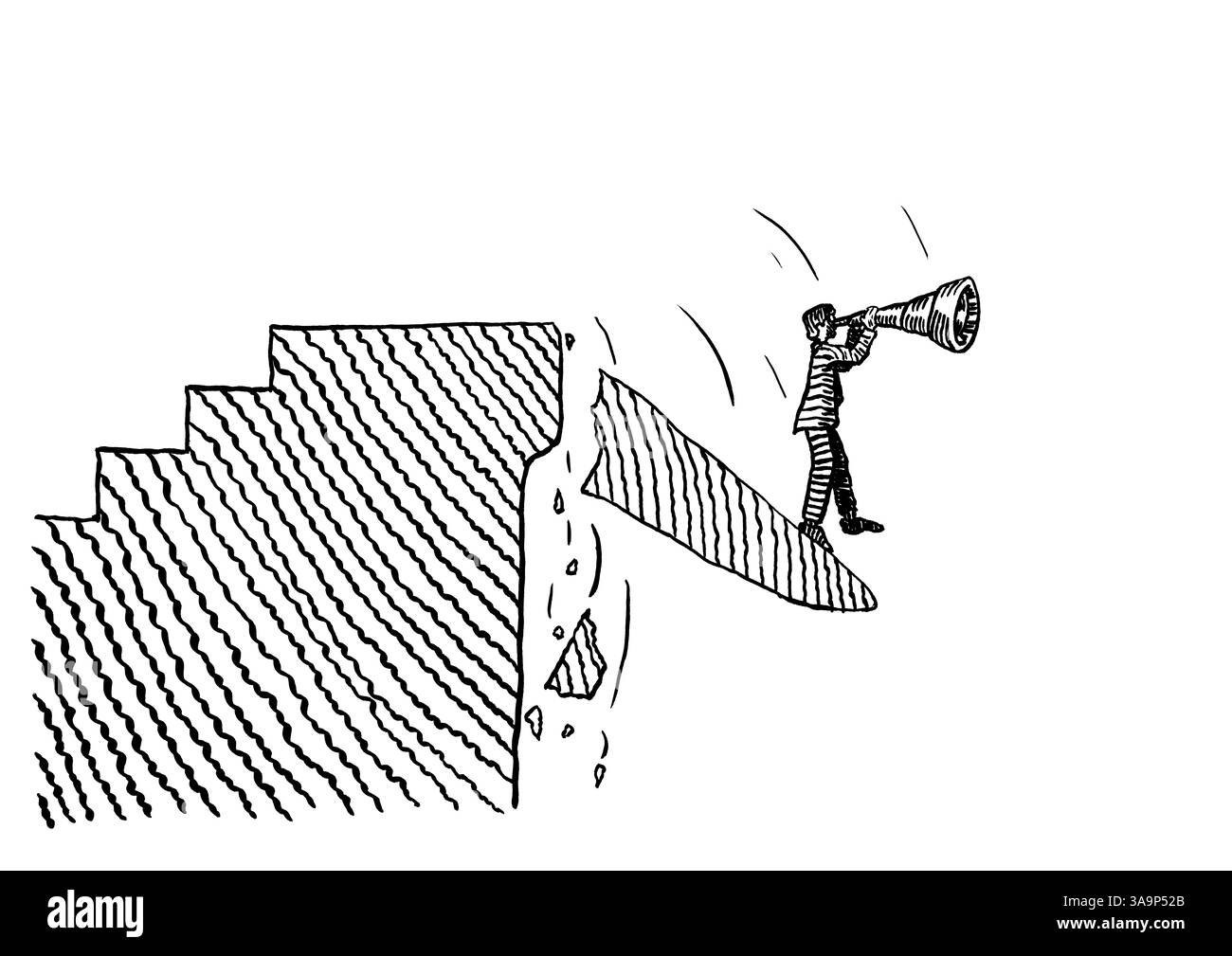 Recognize the danger Black and White Stock Photos & Images - Alamy