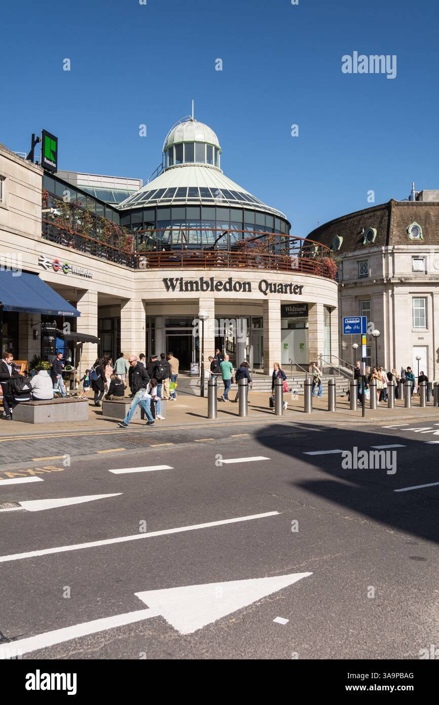 The entrance to Wimbledon Quarter Shopping Centre (formerly Centre ...