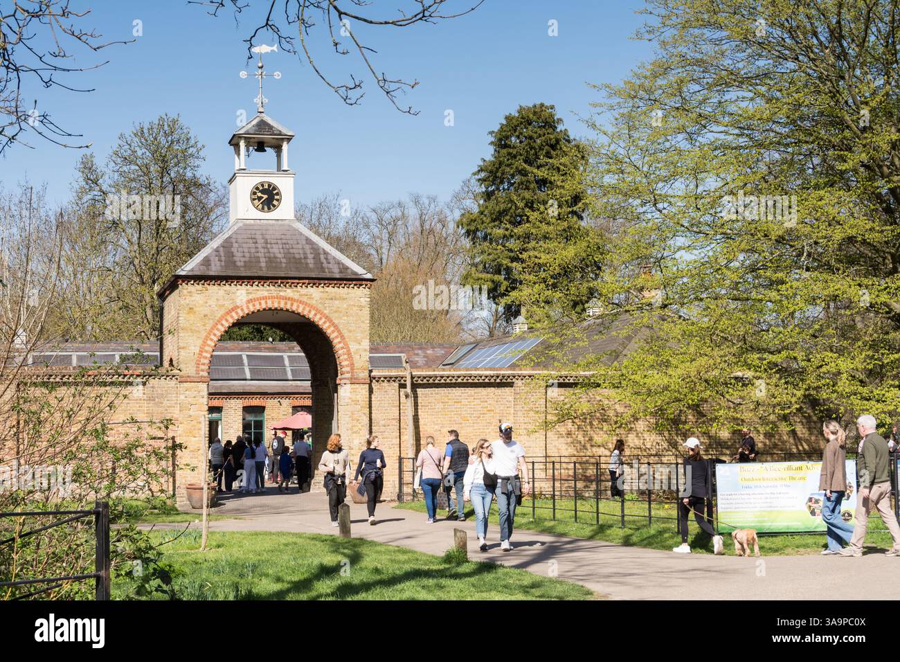 The entrance to Morden Hall, Morden Hall Road, London, Morden, London ...