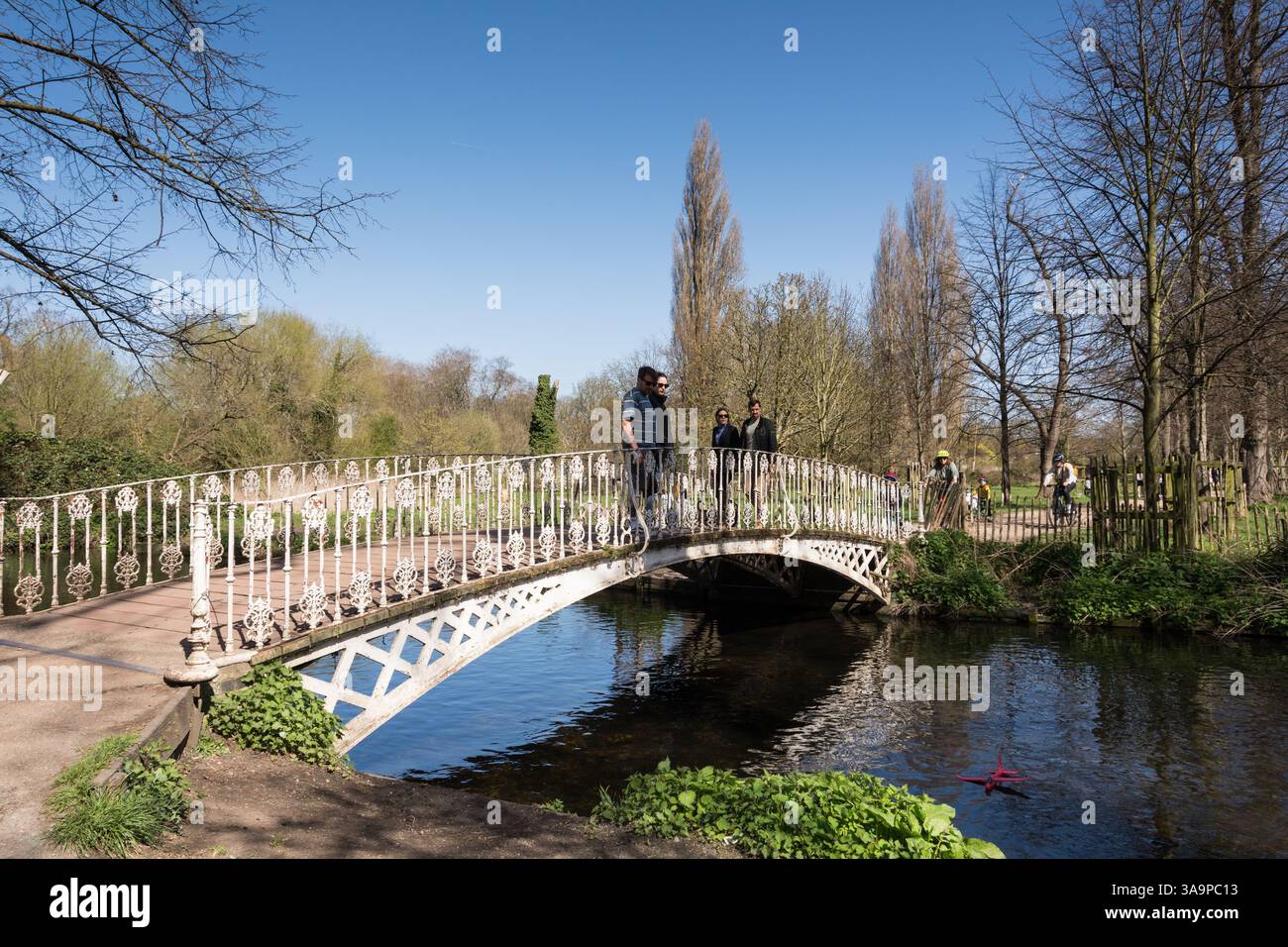 Morden Hall Park footbridge, Morden Hall Road, London, Morden, London ...