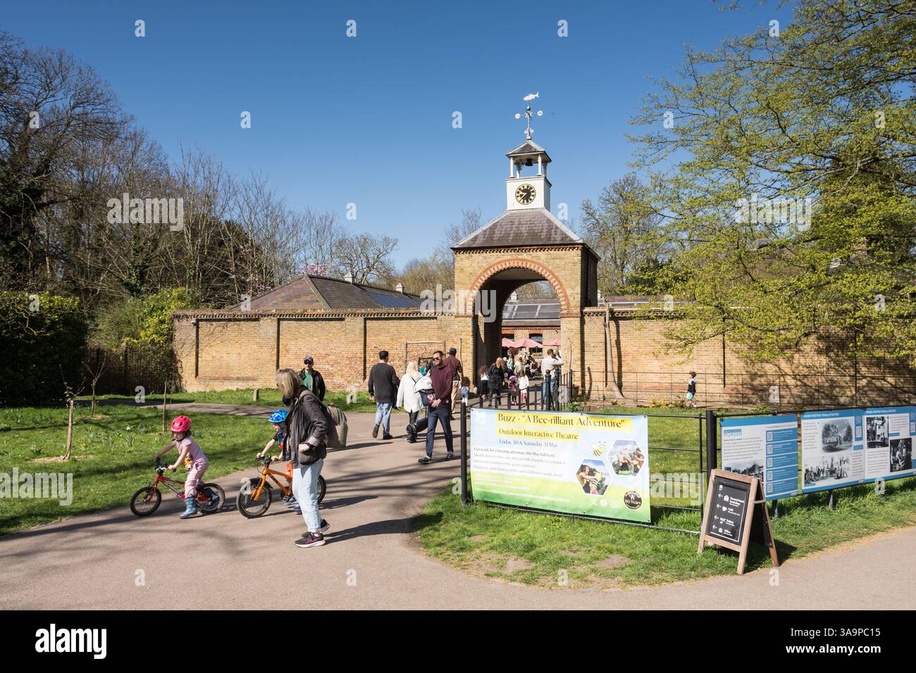The entrance to Morden Hall, Morden Hall Road, London, Morden, London ...
