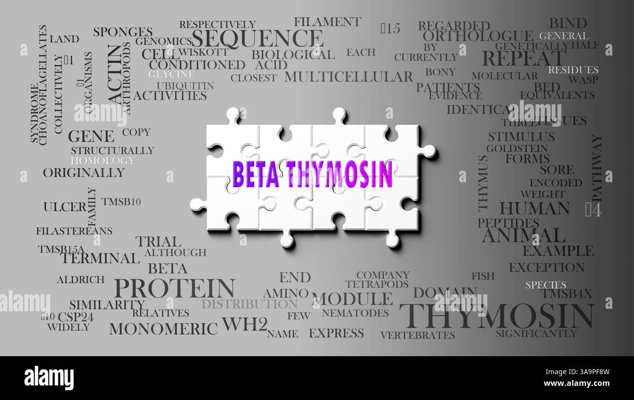 Beta thymosin as a complex subject hi-res stock photography and images ...
