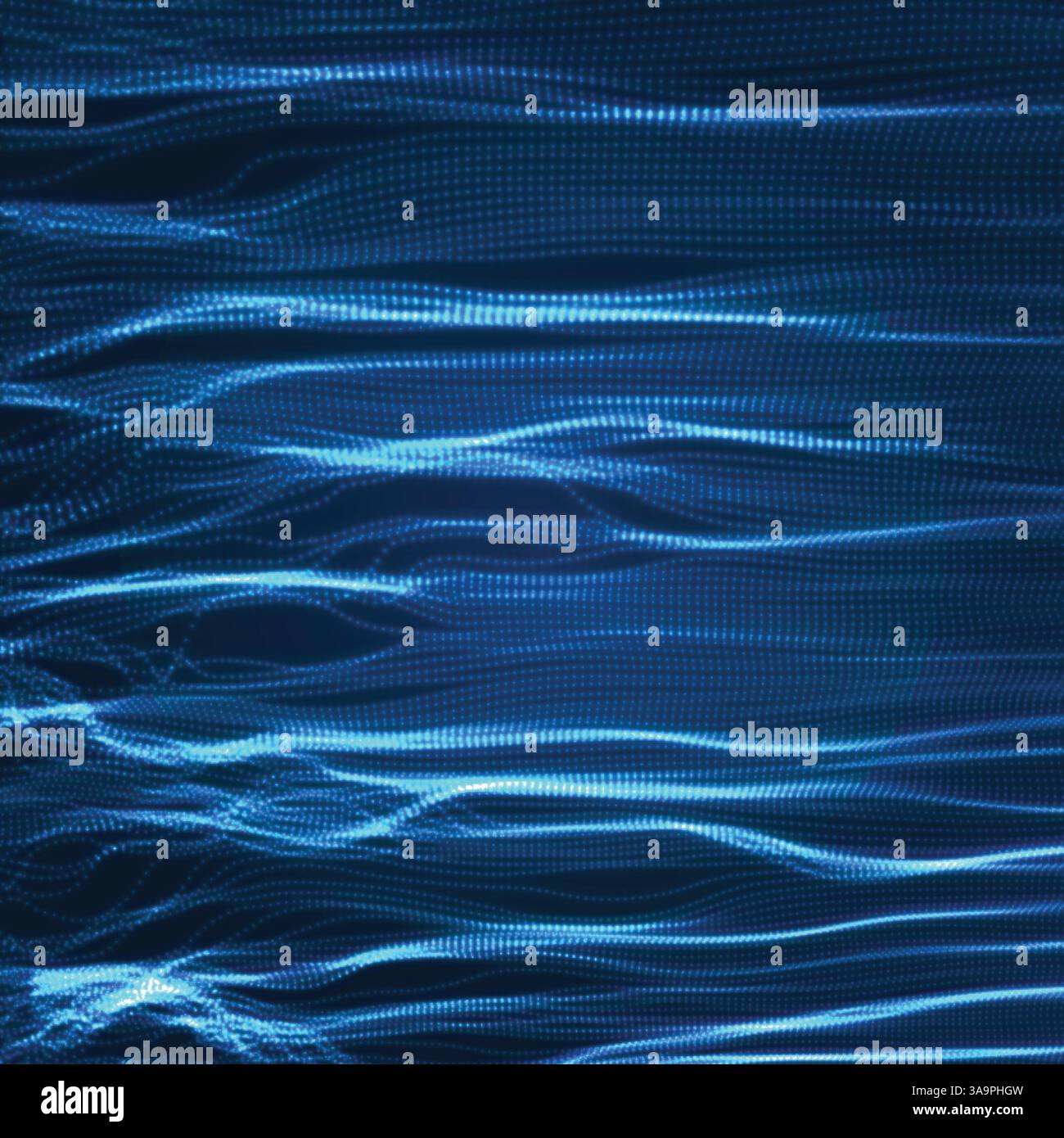 Wave Background. Ripple Grid. Abstract Vector Illustration. 3D ...